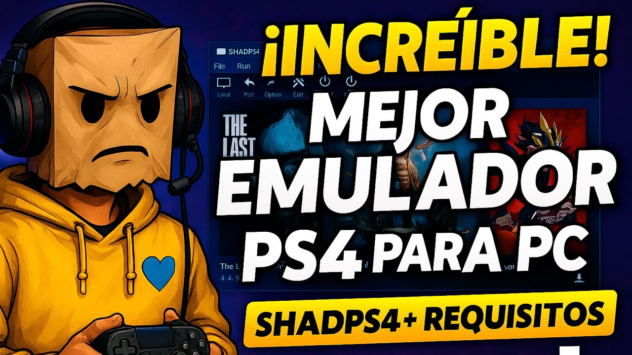 ¡INCREÍBLE! 😱 El MEJOR EMULADOR de PS4 para PC en 2025 🔥 | SHADPS4 ...