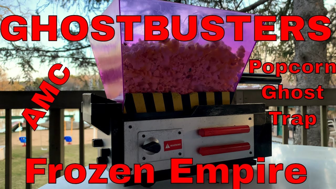 Ghostbusters Ghost Trap Popcorn Bucket AMC - YouTube