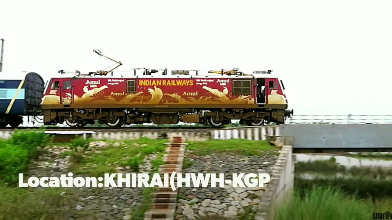 Grand OFF-LINK BRC P5(AMUL LIVERY) With 18029 DOWN LTT-SHM KURLA ...