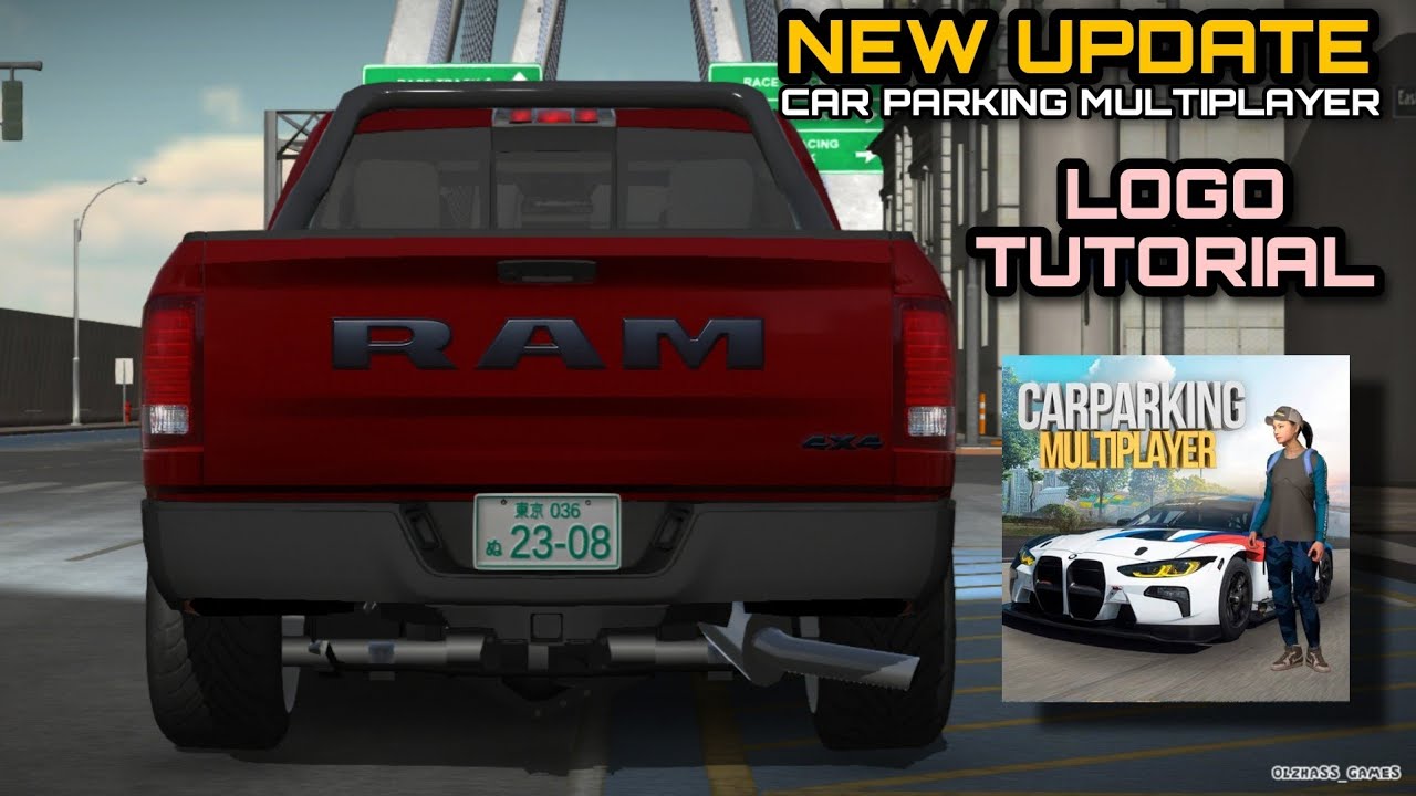 New Dodge Ram Logo/Clean Build Tutorial in Car Parking Multiplayer New ...