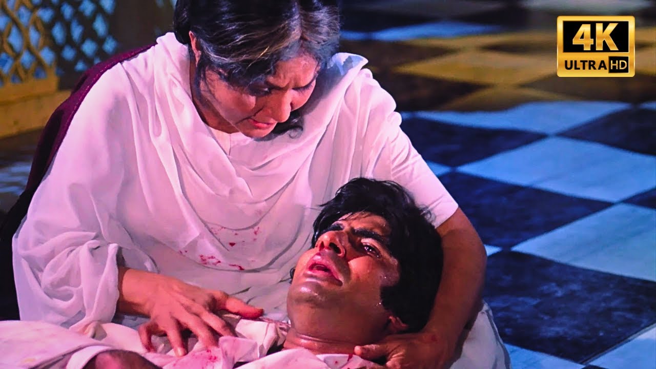 Deewar Climax Scene 4K | Amitabh Bachchan Superhit Emotional Scene ...