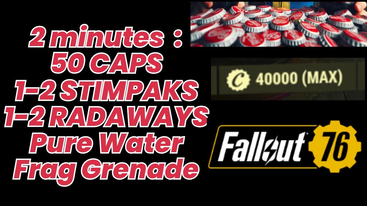 Farm Unlimited CAPS - STIMPAKS - RADAWAY- WATER - GRENADES IN FALLOUT ...
