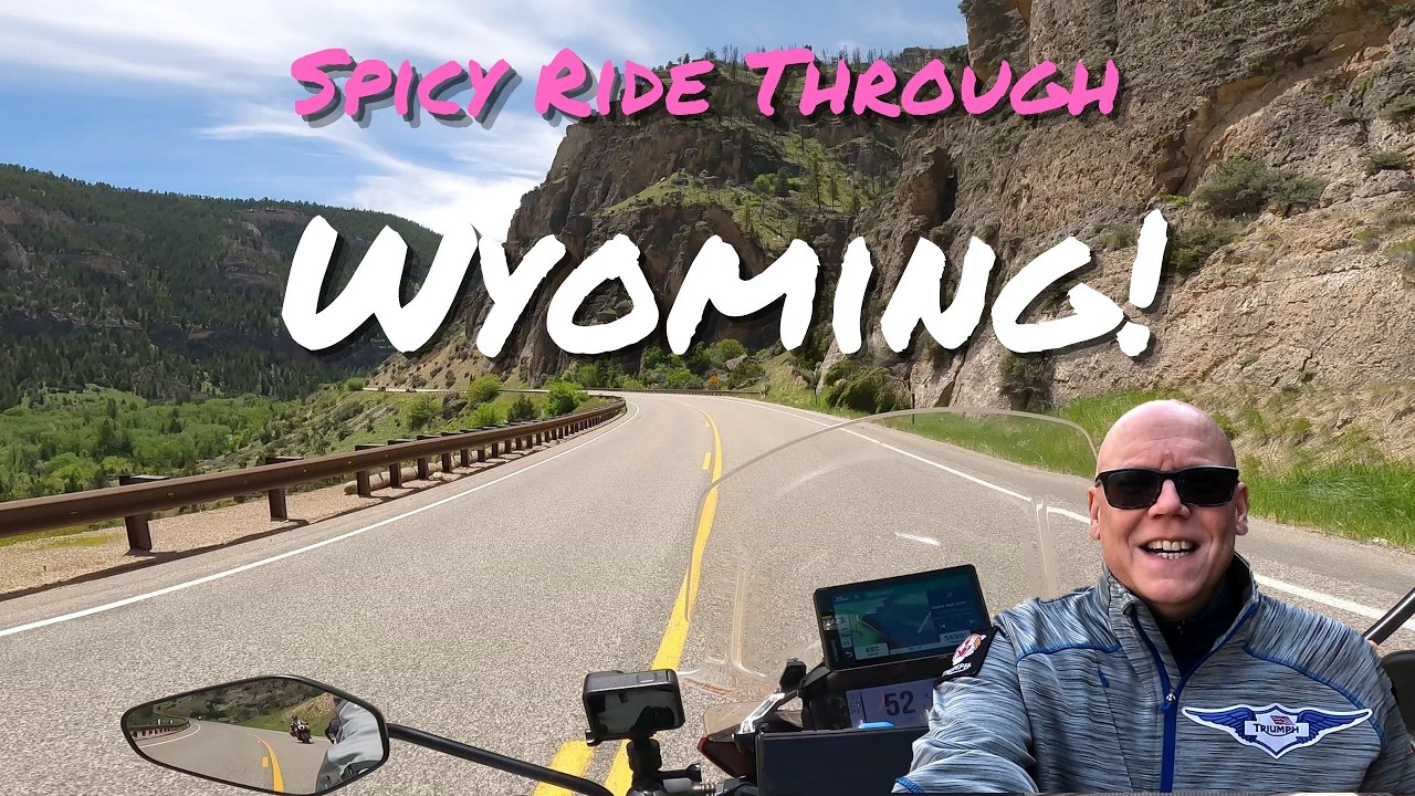 The Best Motorcycle Roads in Wyoming (Western Swing Ep 6) 🏍️ 🏍️🏍️ 🏍️ ...