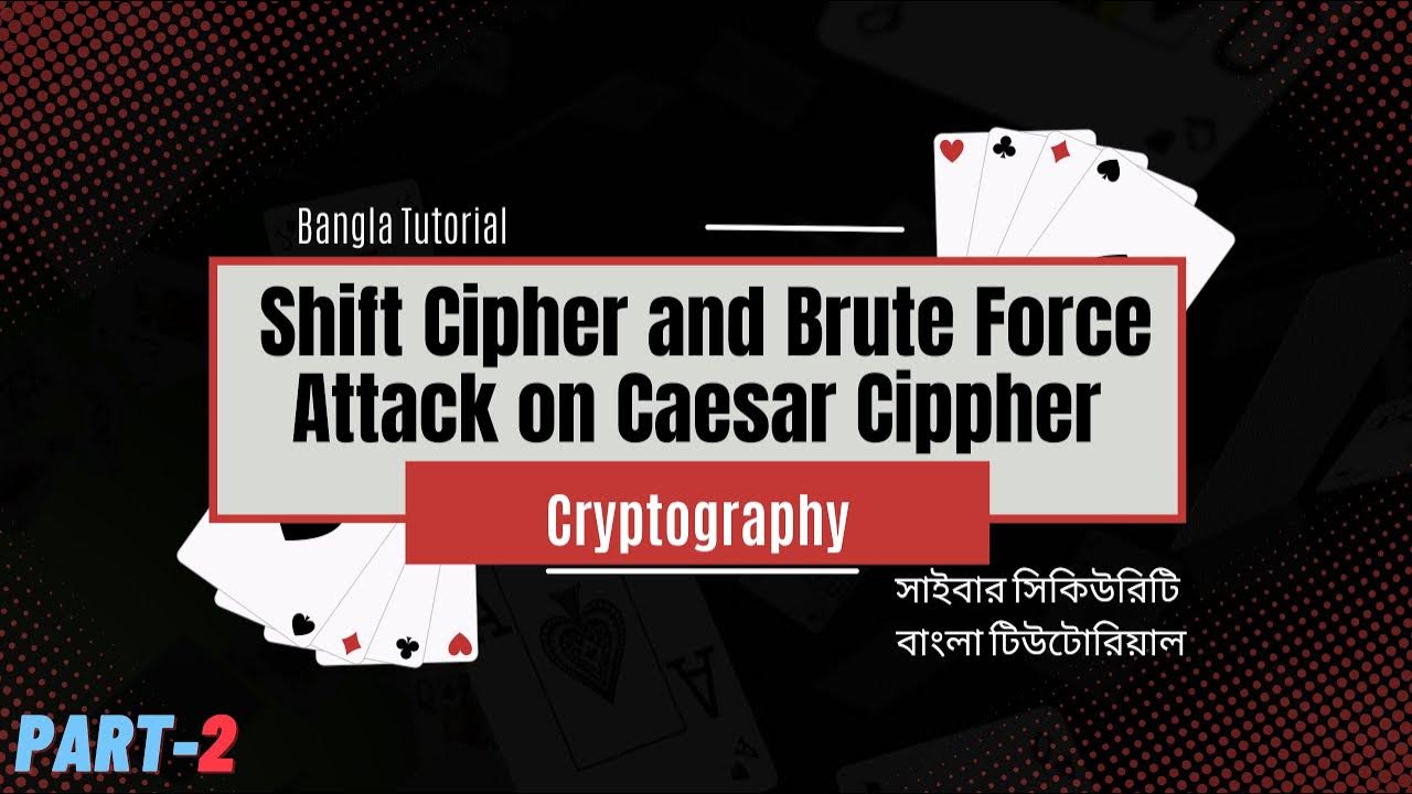 Caesar Cipher (part-2) in Cryptography bangla | Shift Cipher and Brute force attack on Shift ...