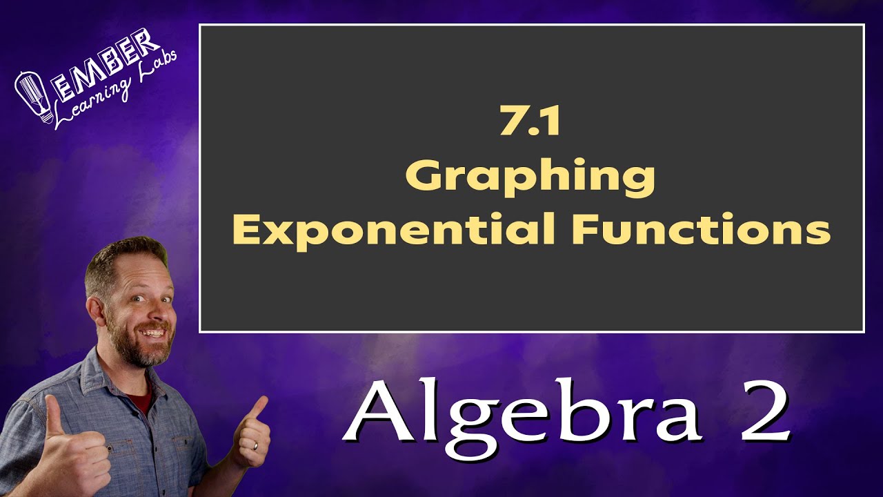 7-1 Graphing Exponential Functions | Algebra 2 | Ember Learning Labs - YouTube
