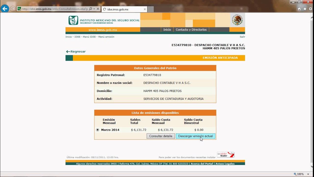6 Descarga de emisión IMSS Infonavit - YouTube