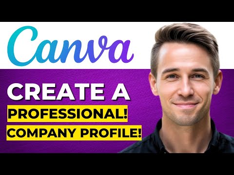 How to Create a Professional Company Profile in Canva (Full 2026 Guide ...