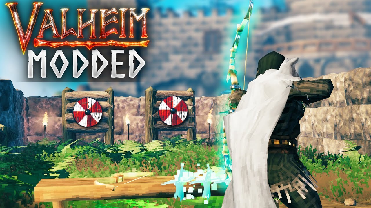 Building the Royal Range! Modded Valheim EP46 - YouTube