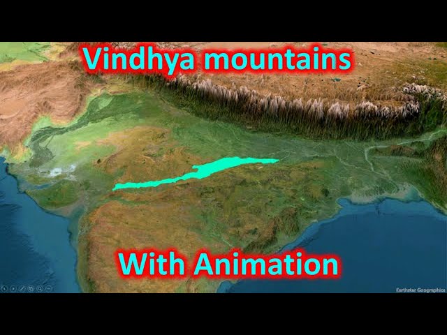 Vindhya Mountains Map 3 Major Physiographic Divisions Of India (with