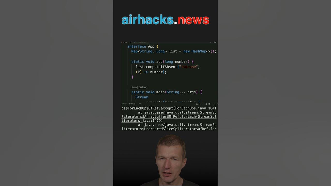 A HashMap and the ConcurrentModificationException #java #shorts #coding #airhacks - YouTube