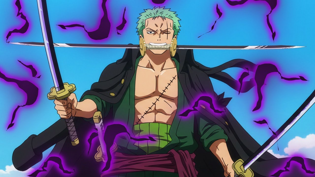 Zoro Reveals His New Four-Sword Style While Training Conqueror's Haki ...