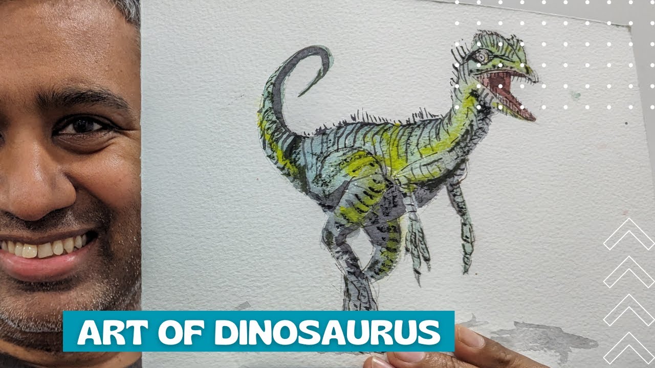 Master the Art of Dinosaur Watercolour Illustration: Step-by-Step ...