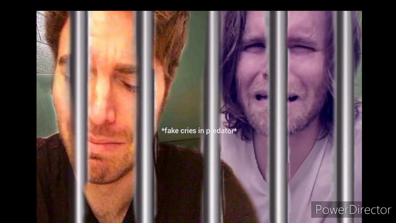 applause plays on top of an edit of onision and shane crying in jail ...