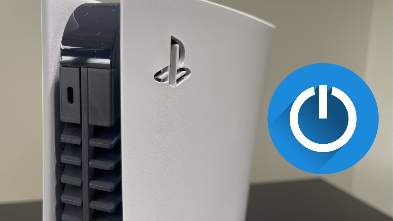 Where is the Power Button on the PS5 Console - YouTube