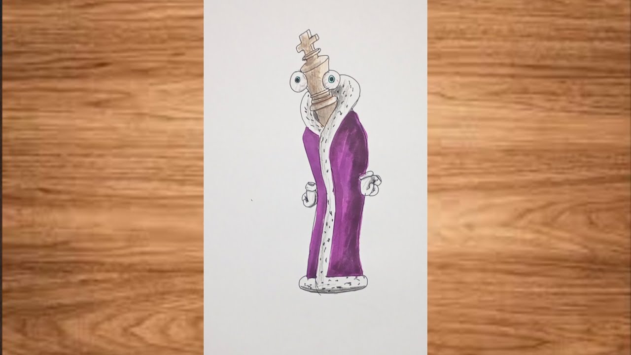 How to draw Kinger drawing from the amazing digital circus 🎪. - YouTube