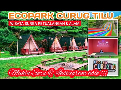 WISATA SURGA PETUALANGAN & ALAM // ECOPARK CURUG TILU CIWIDEY - YouTube