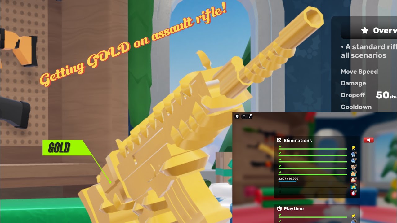 getting GOLD on assault rifle (Roblox Rivals) - YouTube