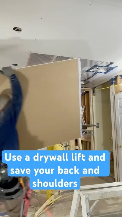 How To Install Drywall Like A Pro (DIY Drywall Tips) #shorts #drywall #diy #construction #home ...