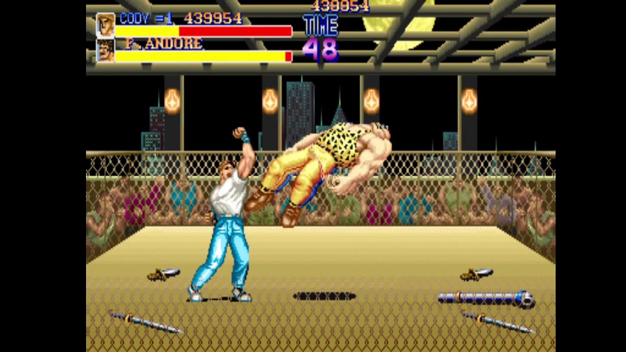 Cool way to defeat the Andore bros in Final Fight - YouTube