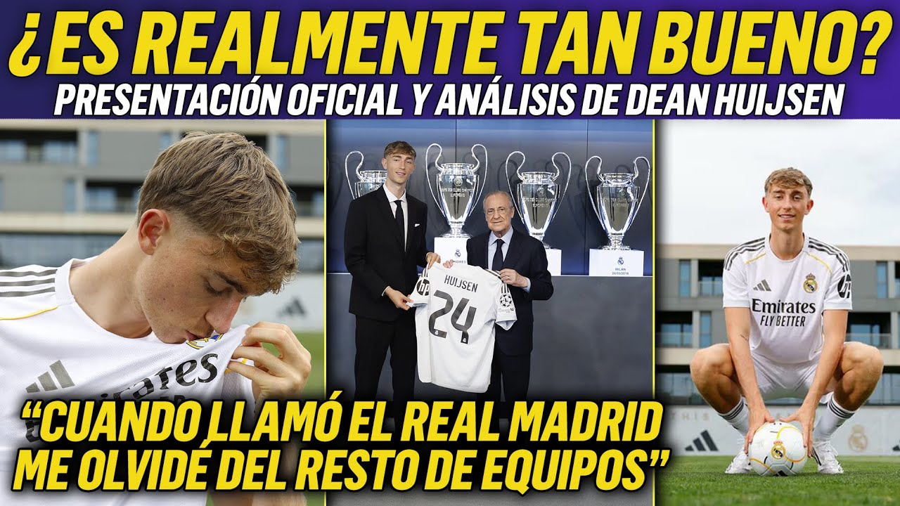 💥ASÍ JUEGA DEAN HUIJSEN, EL NUEVO FICHAJE del REAL REAL MADRID - YouTube