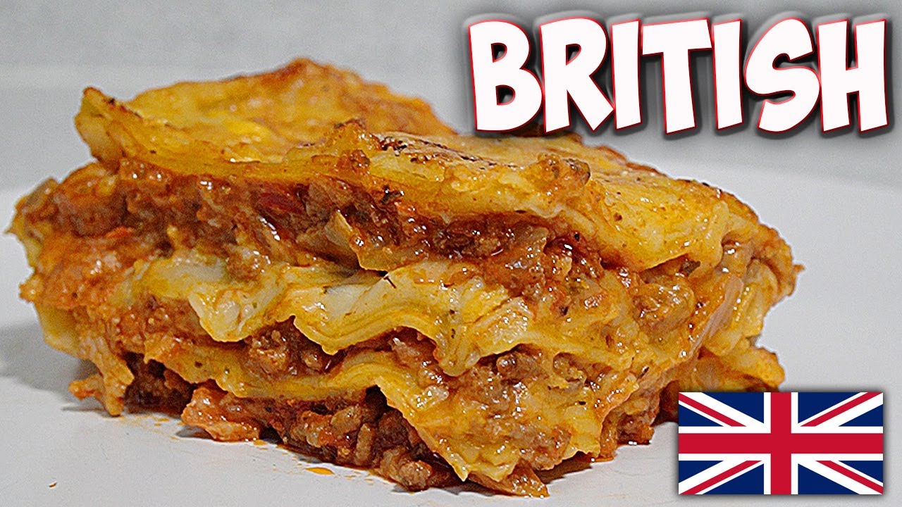 British Lasagna is comfort food at best - YouTube