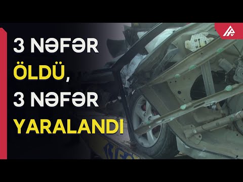 Salyanda ağır qəza: “KamAZ” minik maşınına çırpıldı - APA TV