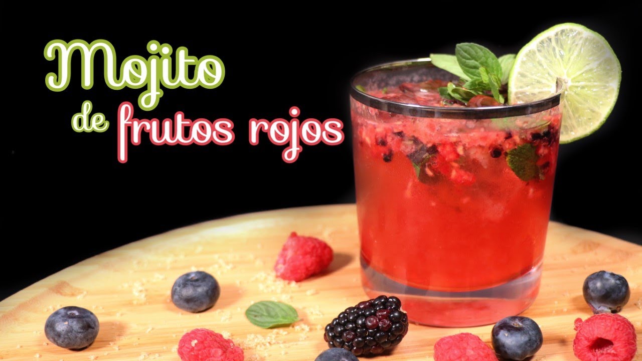 MOJITO DE FRUTOS ROJOS + BACARDI RASPBERRY - YouTube