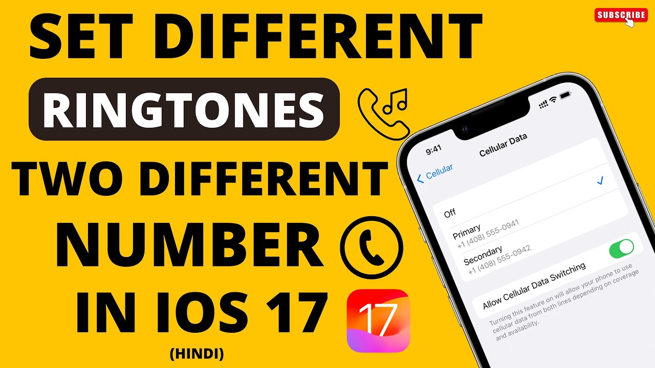 How to Set a Different Ringtone for Two Different Phone Numbers on iOS ...