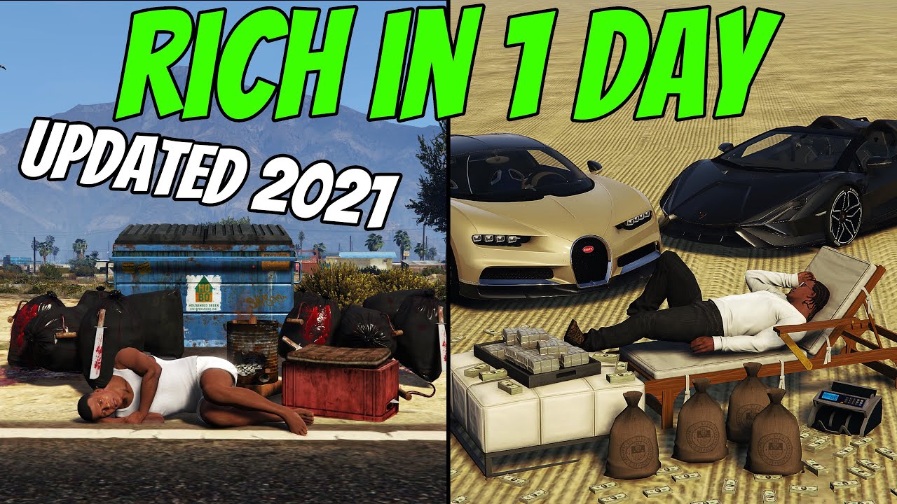 GTA 5 - Become Rich in 1 Day Starting From Level 1 | Updated for 2021 ...