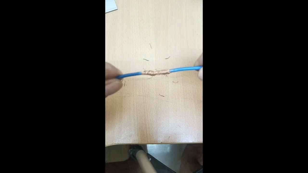 Electrical wire basic splicing KABAYAN vlog ...