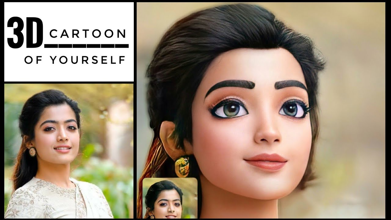 3D Cartoon Photo Editing | Cartoon Photo Editing - YouTube
