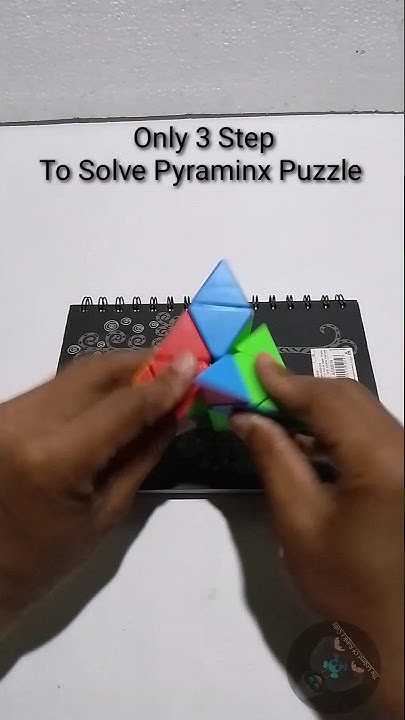only 3 step to solve pyraminx puzzle #shorts - YouTube