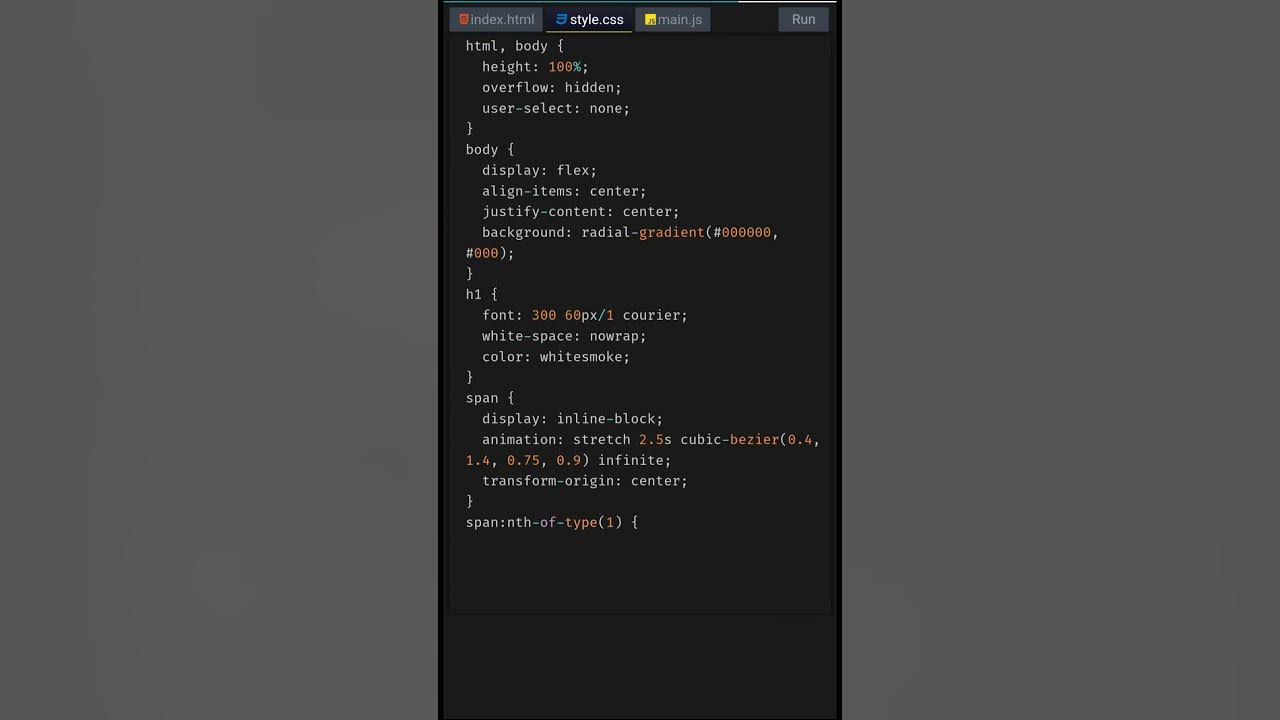 Create Background Glitch Effect | CSS Animation|css tutorials #shorts #javascript #developer # ...