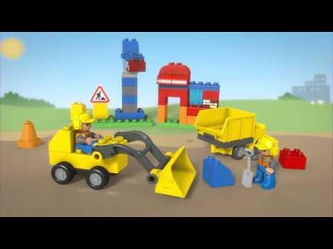 10518 Лего Дупло Моя первая стройплощадка - YouTube