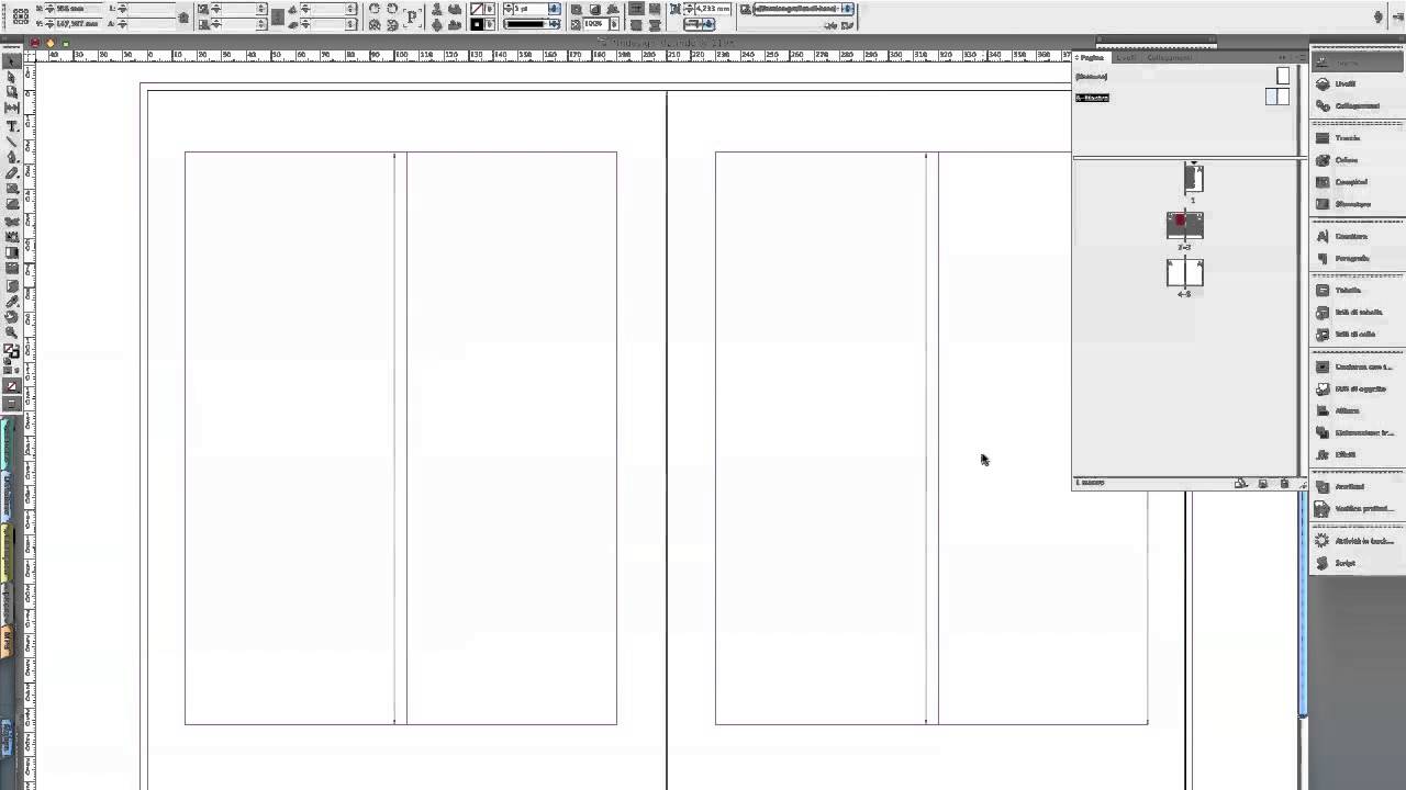 Usare le pagine mastro con Adobe InDesign - YouTube