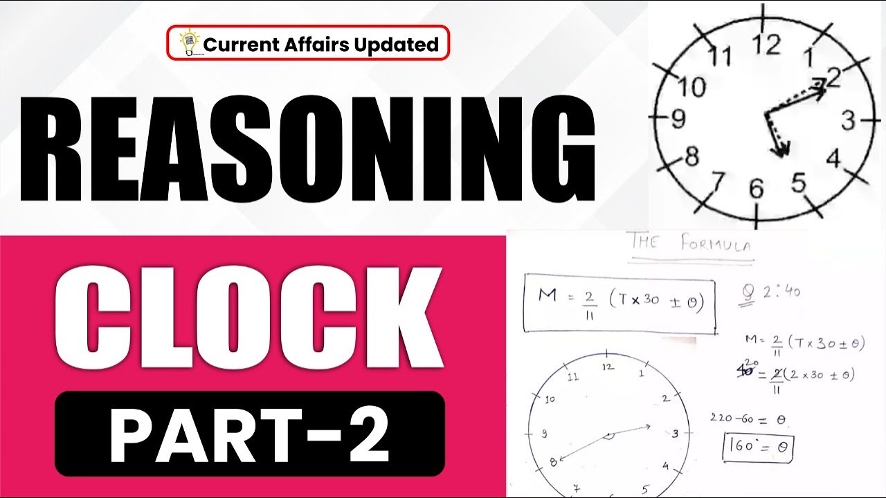 Clock | Part 2 | Reasoning | CSAT , SSC CGL ,CHSL, PSC, NDA, CDS, Govt ...