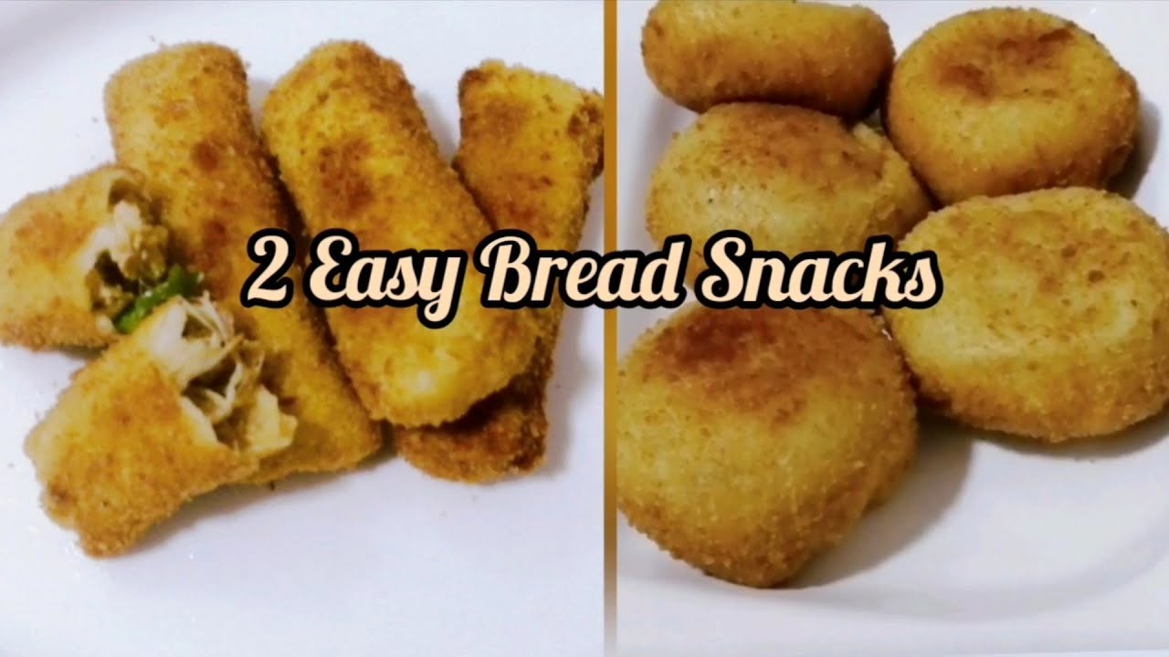 2 Easy Bread Snacks Recipe For Eid/how to make bread snacks - YouTube