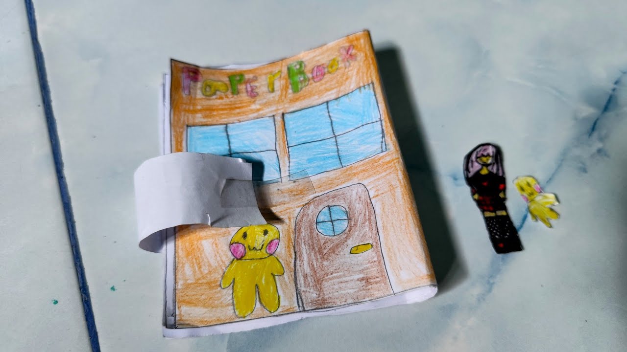 UBEK-UBEK PAPER BOOK BUATAN ZIA DAN NIA - YouTube