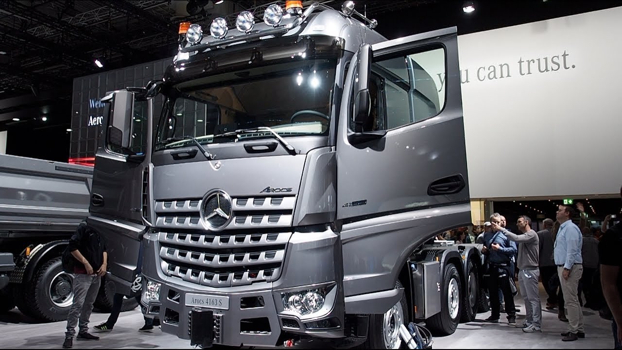 Mercedes Benz Arocs 4163 S 8x4 4 - YouTube