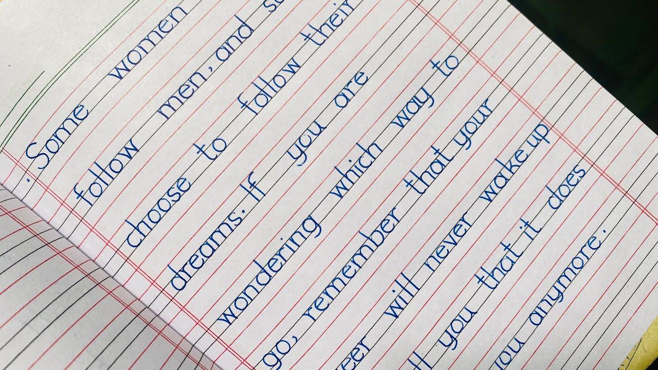 One page writing | Apni writing Kaise sudhare | How to Improve writing ...