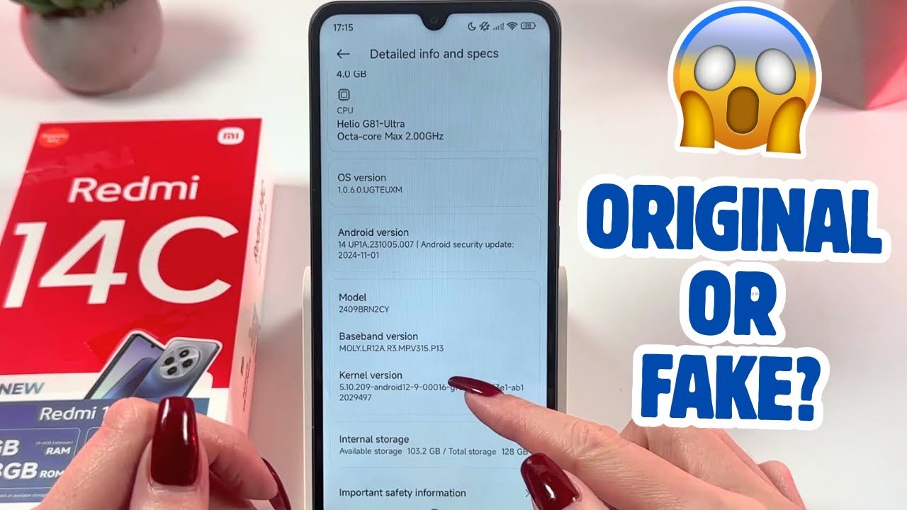 How to Verify Your Xiaomi Redmi 14C is Genuine - IMEI & Settings Check ...