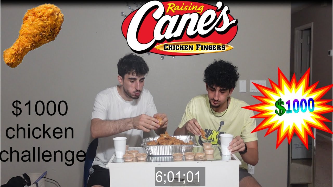 1000$ CHICKEN CHALLENGE!!!! WHO CAN EAT THE FASTEST? - YouTube