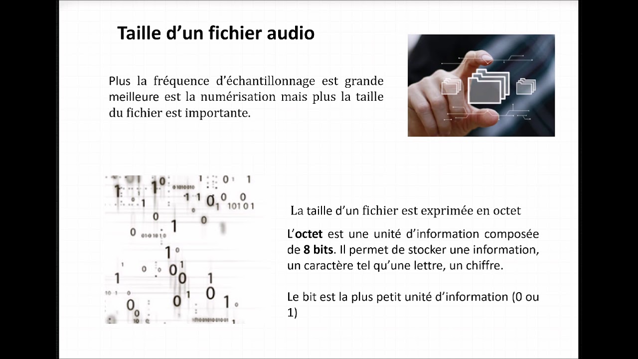 le son , une information à coder - YouTube