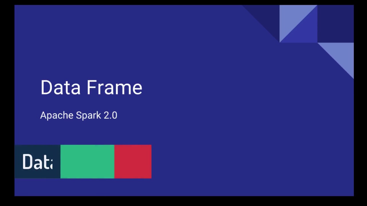 Introduction To Spark DataFrame YouTube Introduction To Spark DataFrame YouTube