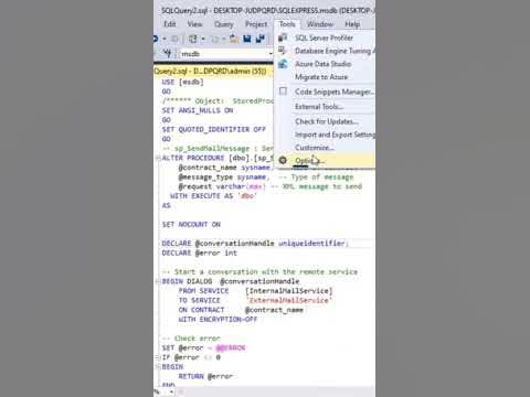 #ytshorts #ssms #sql #linenumbers #error #code Enable Line Numbers in SQL Server Management ...