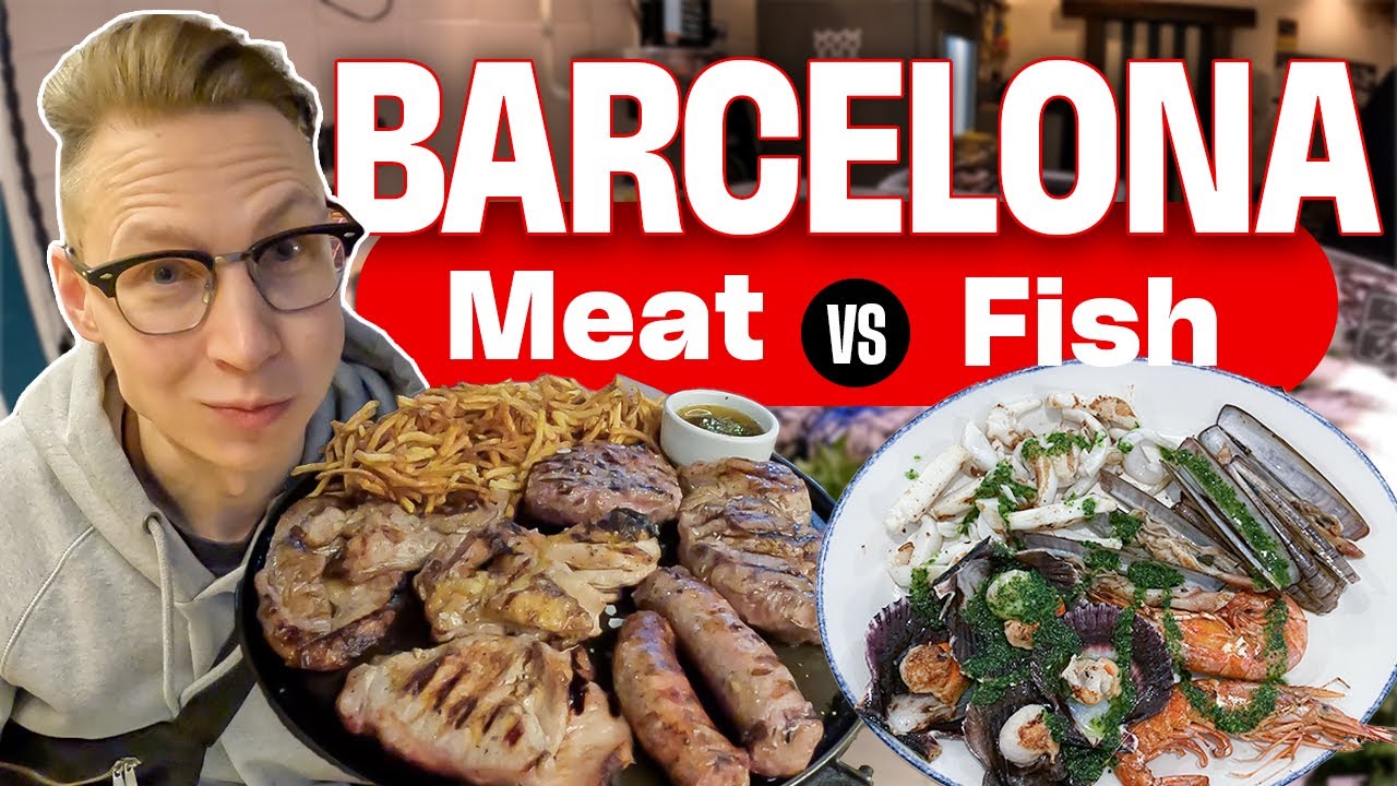 Barcelona's Best Seafood vs. Meat: Which is better? - YouTube