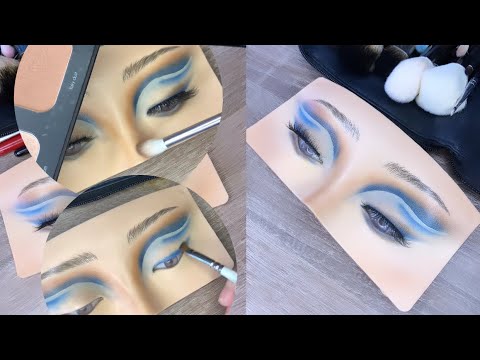 Makeup eye , cat eyes ,maquillaje de ojos azul #maquillaje #eyemakeup # ...
