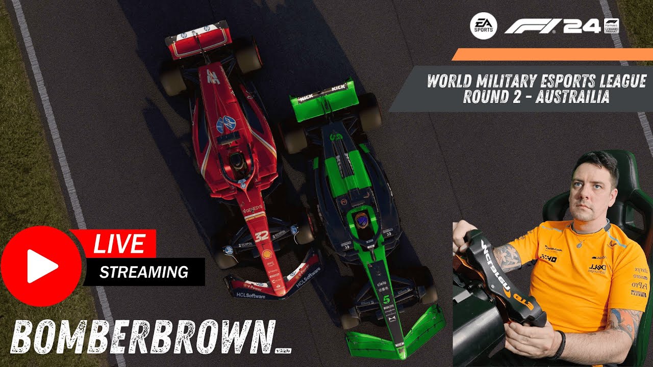 World Military Esports League Round 2 | F1 24| Australia | Royal Navy ...