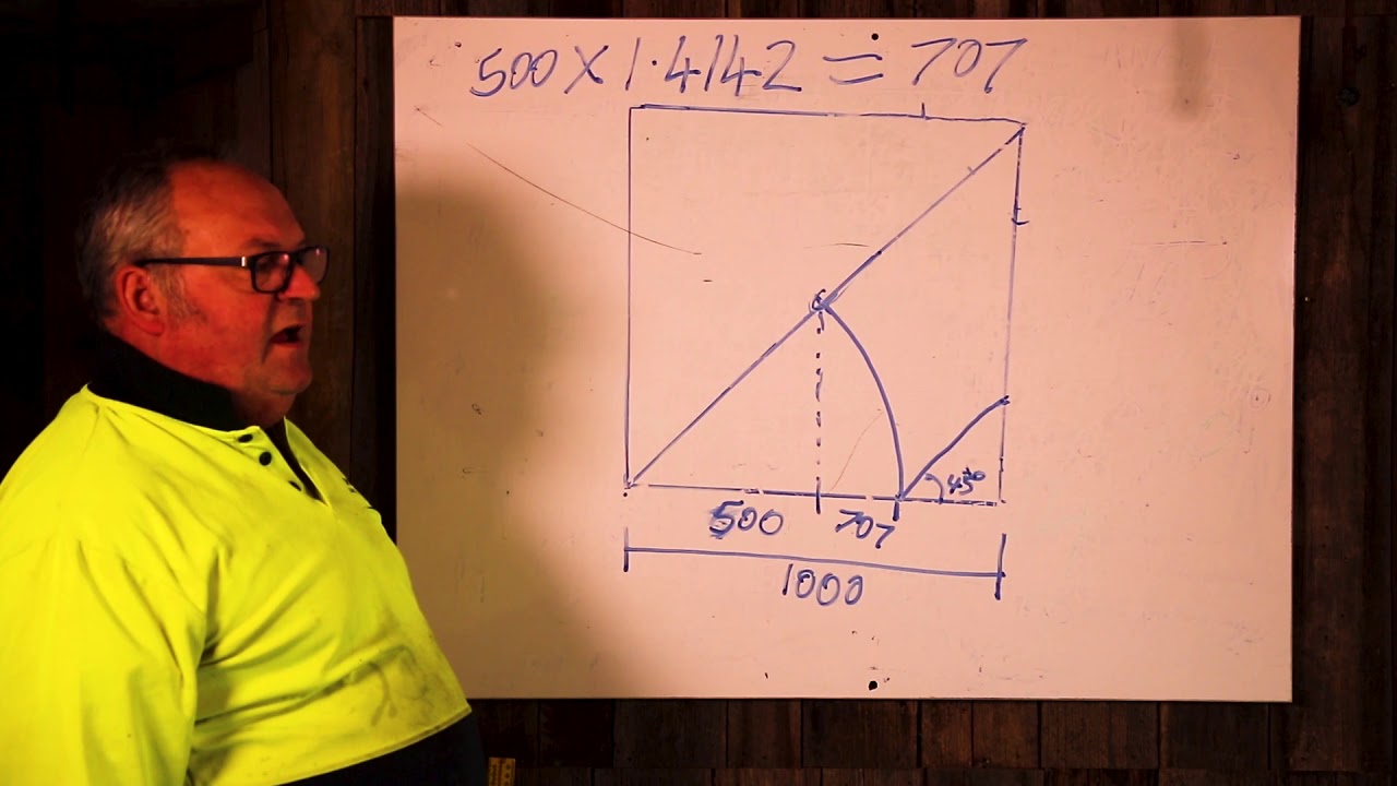 set out octagon from a square - YouTube