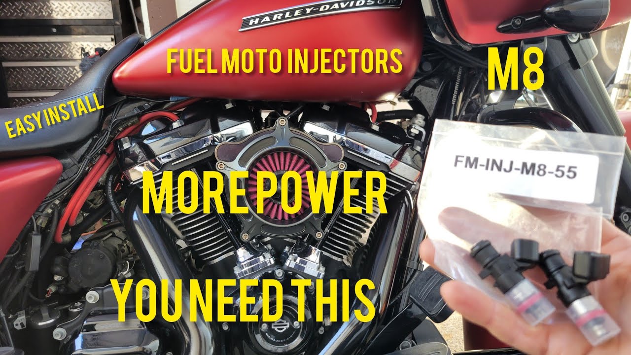 How to install Harley m8 Injectors. 5.5 fuel moto injectors for more ...